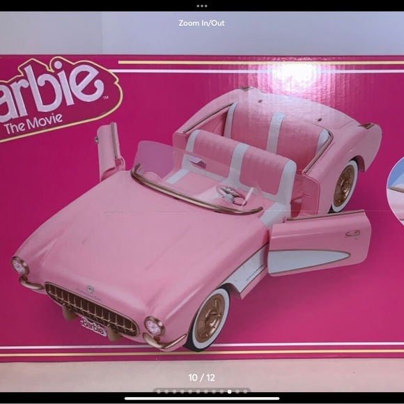Mattel | Toys | Barbie The Movie Collectible Pink Corvette Seats 4 ...